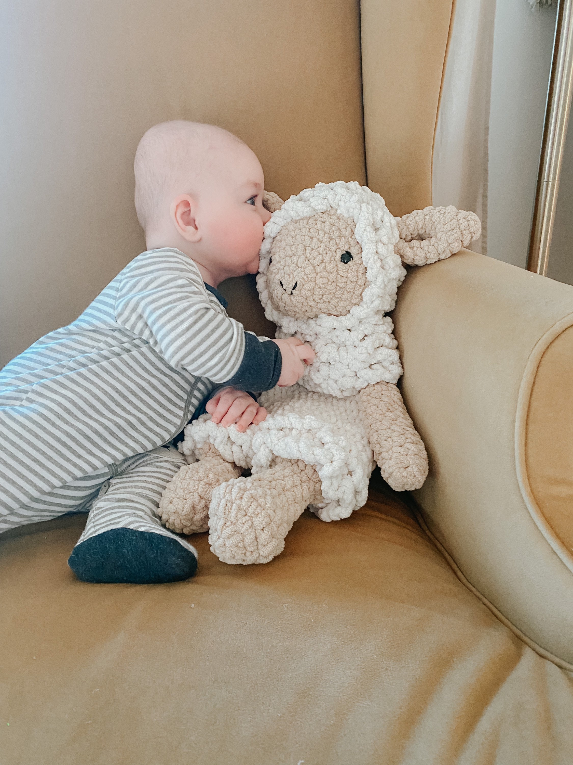 Lamb Lovey / Sheep Snuggly / Plush Sheep / Easter - Etsy