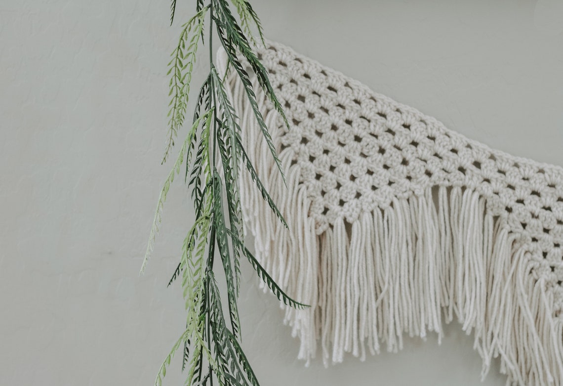 Boho Tassel Garland / Boho Bunting / Boho Garland / Macrame Wall Decor ...