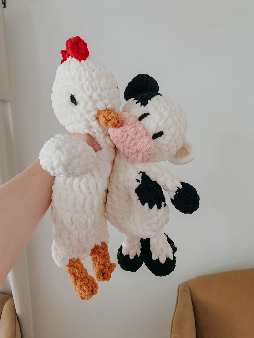 Cow Lovey / Cow Snugglie / Stuffed Cow - Etsy