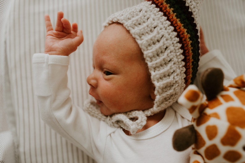 Thea Bonnet / Rainbow Bonnet / Boho Rainbow Bonnet - Etsy
