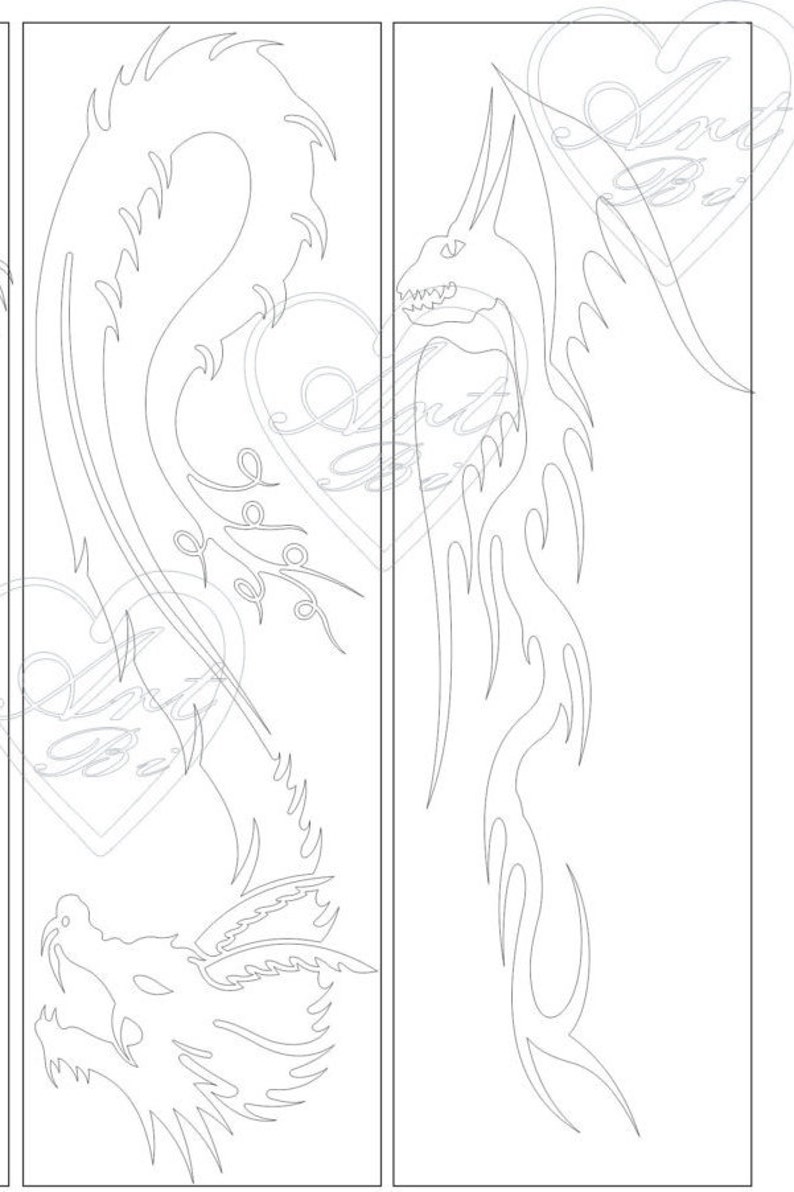 Bookmark Dragon, Bookmark, Instant Download, Birthday Activity ...