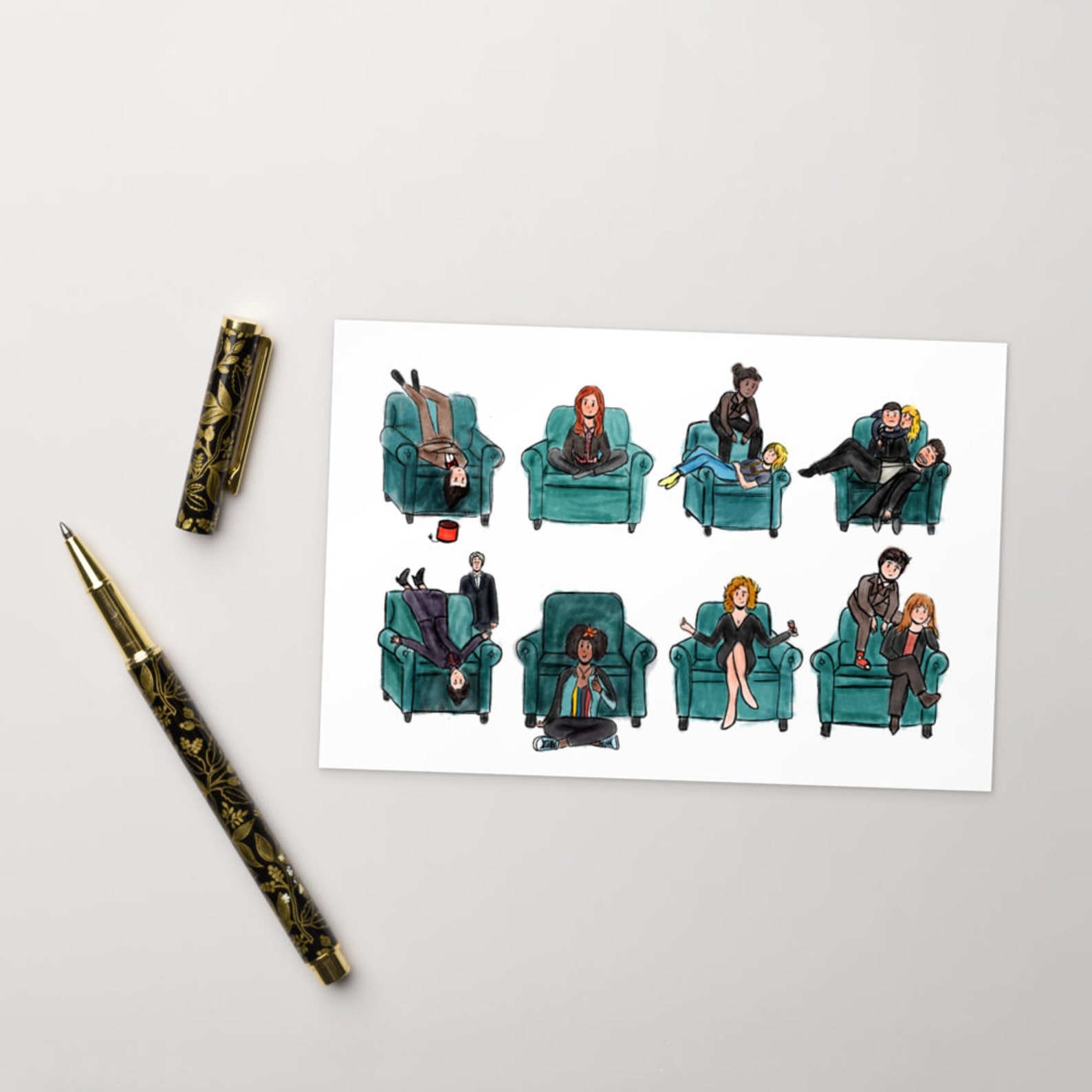 Doctor Who Companions Sitting Poster - Etsy