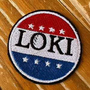 Loki for President Iron on Patch/ Marvel Iron on Patch/ Avengers Iron ...