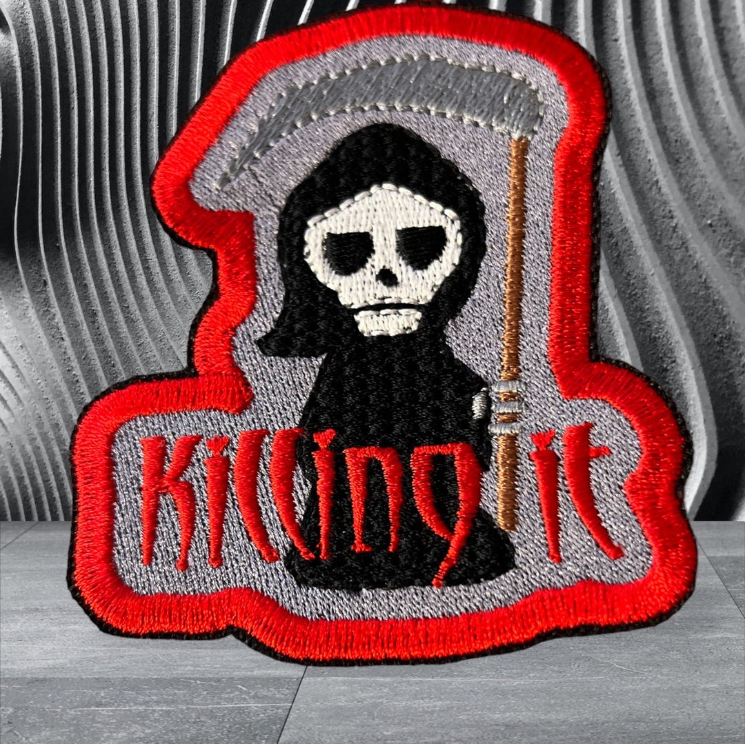 Eternal Presence: Grim Reaper Patch - Etsy