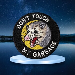 Opossum Don't Touch My Garbage Iron on Patch - Etsy