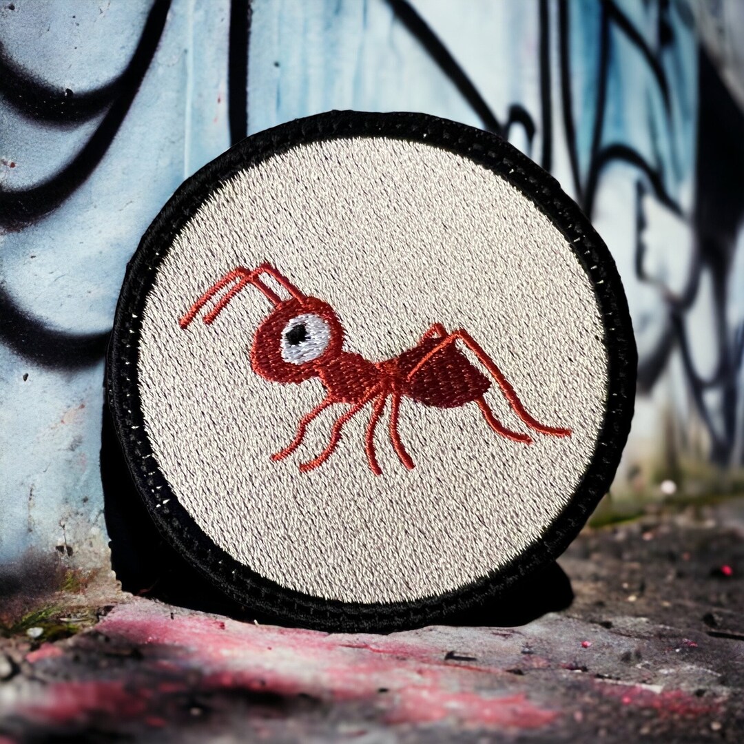Nature's Tiny Wonders: Embroidered Ant Patch 3.09 X 3.09 - Etsy