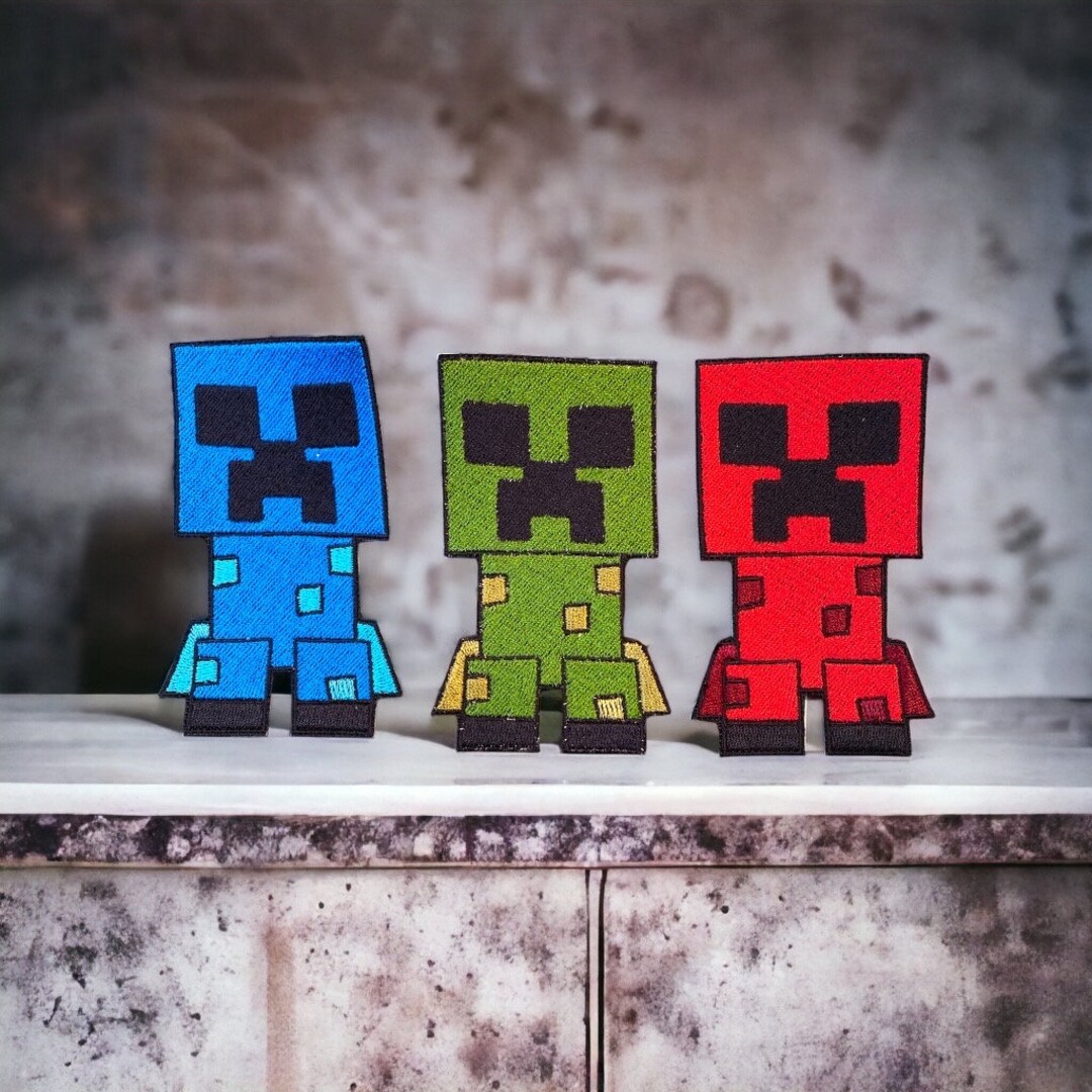 Minecraft Creeper's Iron on Patch - Etsy