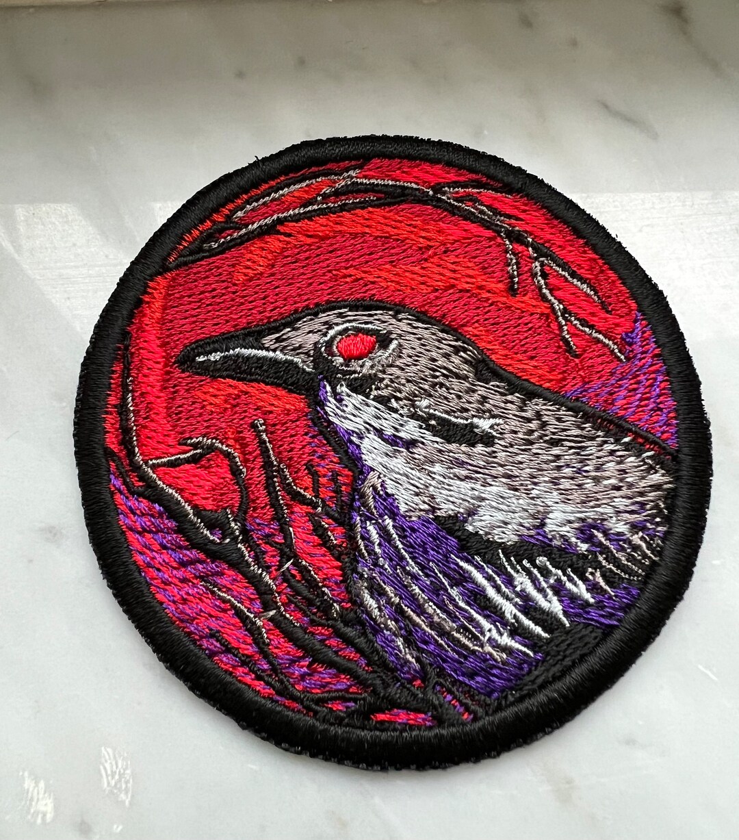 The Crow Iron on Patch - Etsy