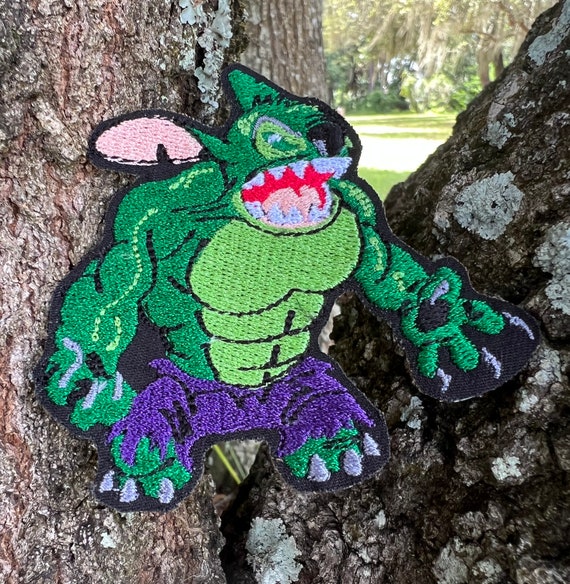 Stitch Hulk Cartoon Iron on Patch/hulk Marvel Patch/ Kid's - Etsy