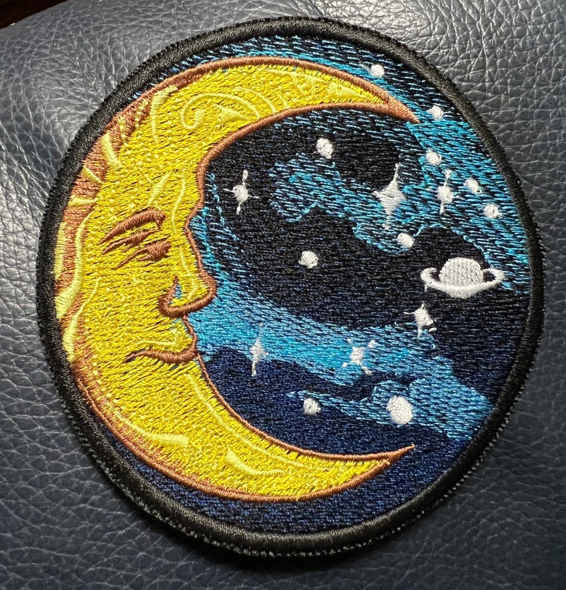 The Moon Iron on Patch - Etsy