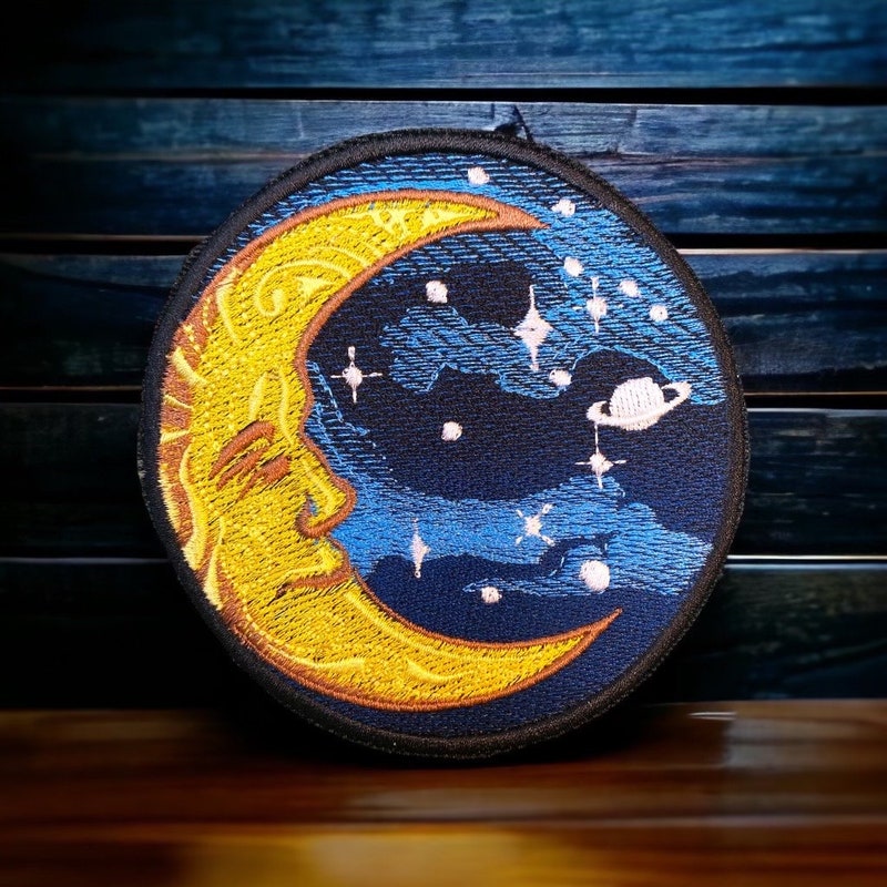 Moon Patch - Etsy
