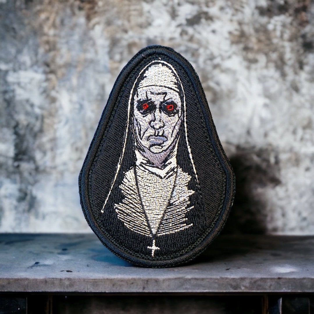 Gothic Demonic Nun Iron on Patch - Etsy