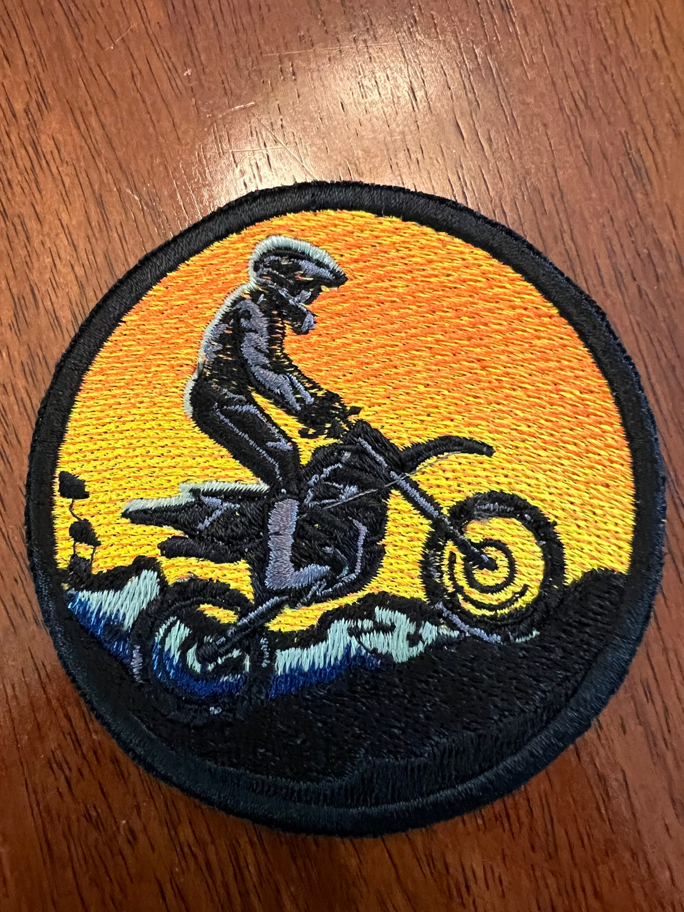 BMX Motocross Iron on Patch - Etsy