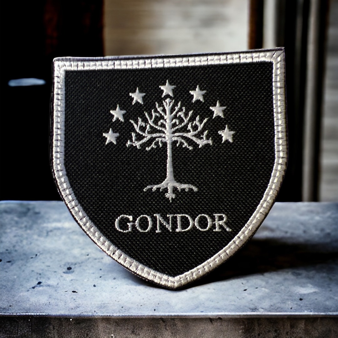 Gondor Shield Patch Lord of the Rings - Etsy