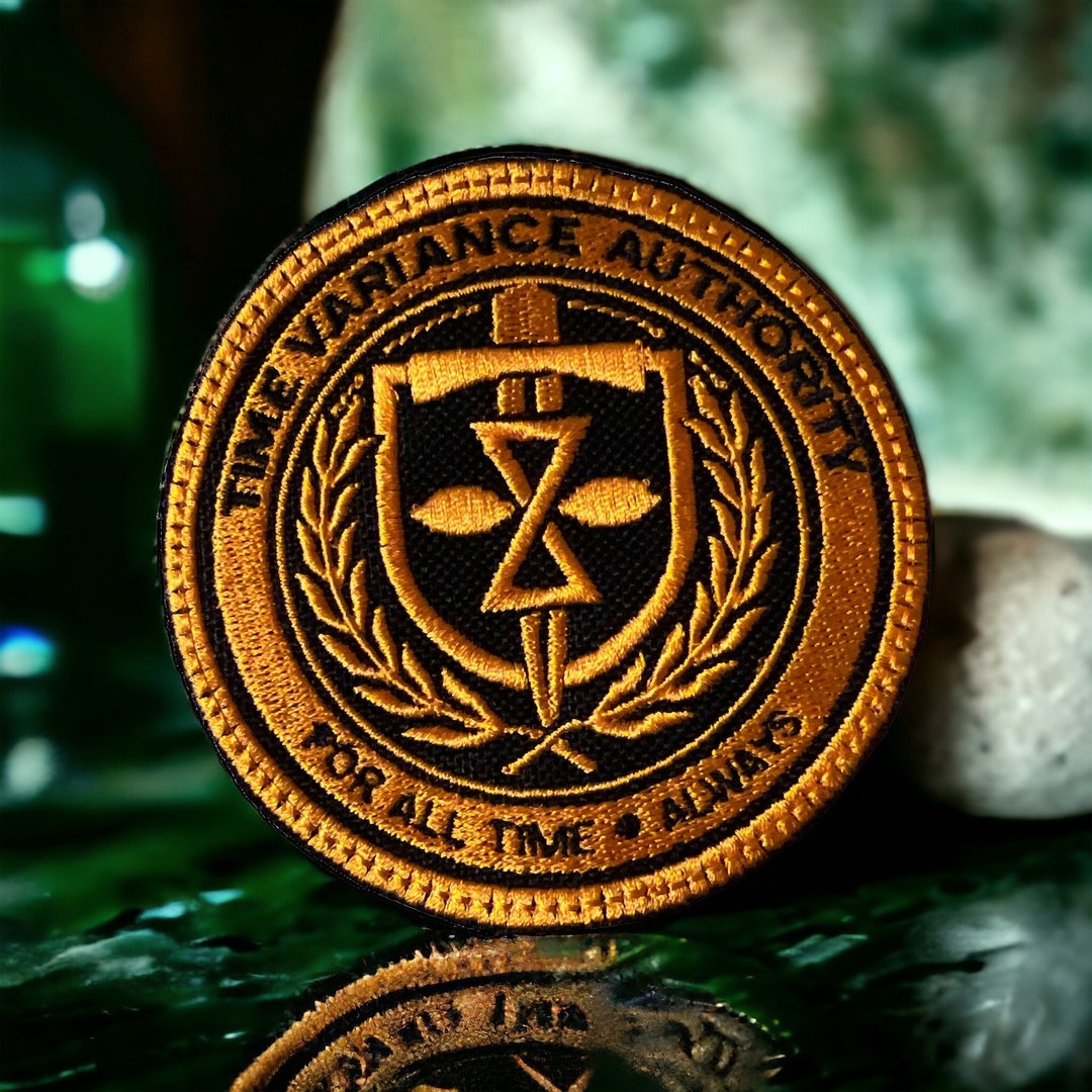 Tva/time Variance Authority Logo Patch 3.52 Inches Diameter/iron On/sew ...