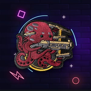 Glocktopus Starfield Patch/iron On/sew On/ Hook/ 3.54 X 4.02 - Etsy