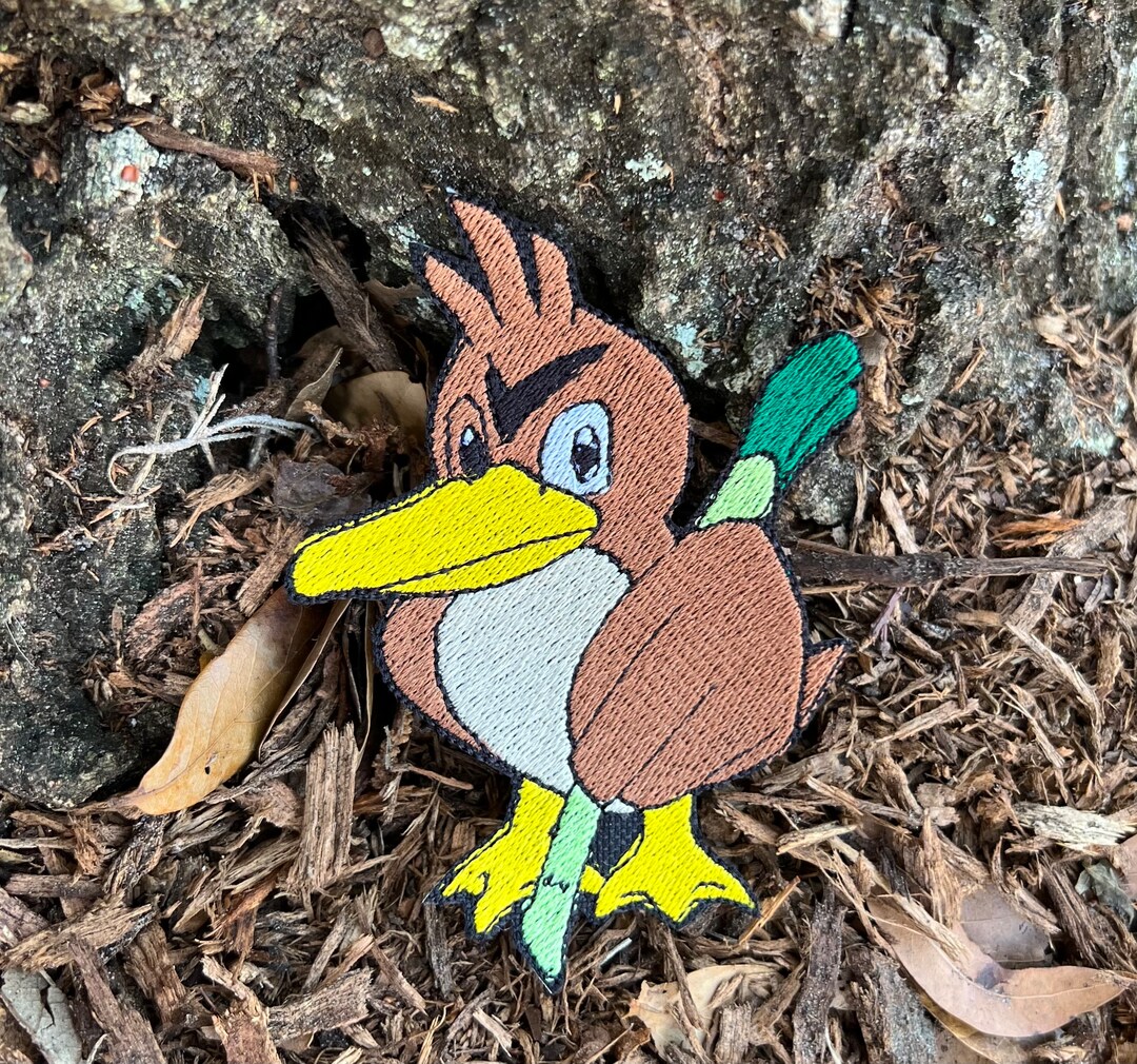Farfetch'd Pokémon Iron on Patch/ Generation 1 Pokémon Patches - Etsy