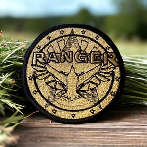 Freestar Ranger Badge Patch/starfield/ Sew On/iron On/hook 3.64 X 3.62 ...