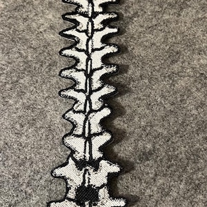 The Spine Iron on Patch/ Spine Patch/ Bone Patch - Etsy