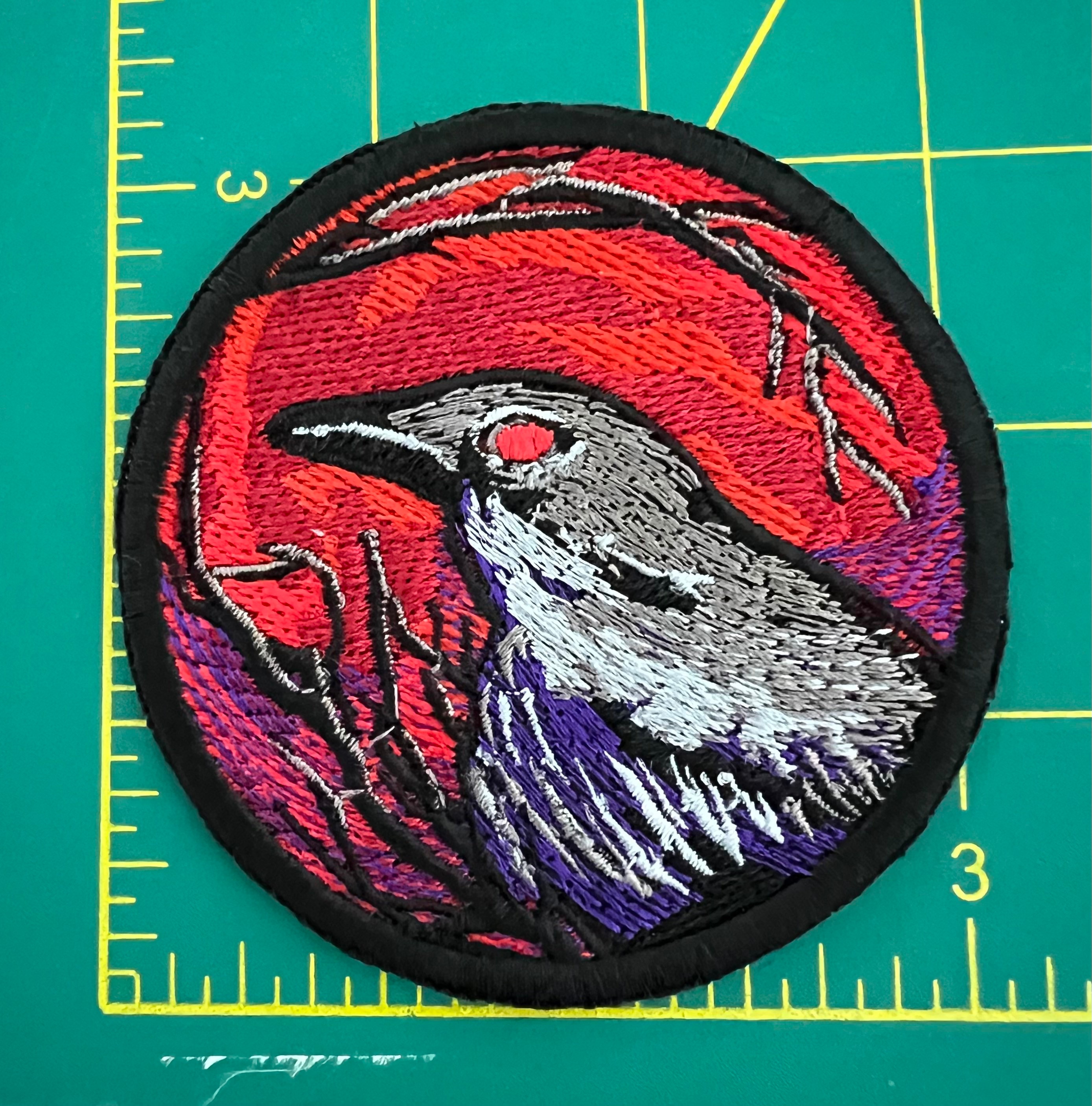 The Crow Iron on Patch - Etsy