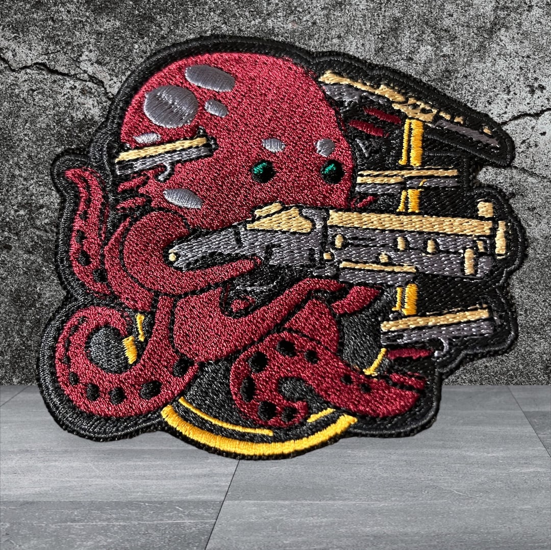 Glocktopus Starfield Patch/iron On/sew On/ Hook/ 3.54 X 4.02 - Etsy