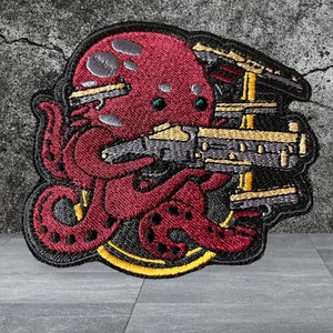 Glocktopus Starfield Patch/iron On/sew On/ Hook/ 3.54 X 4.02 - Etsy