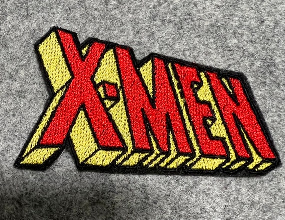 X-MEN Logo Iron on Patch/x-men/ X-MEN Logo/marvel Comic - Etsy