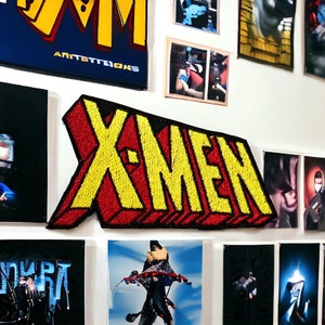 X-MEN Logo Iron on Patch/x-men/ X-MEN Logo/marvel Comic Patch/comic ...