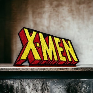 X-MEN Logo Iron on Patch/x-men/ X-MEN Logo/marvel Comic Patch/comic ...