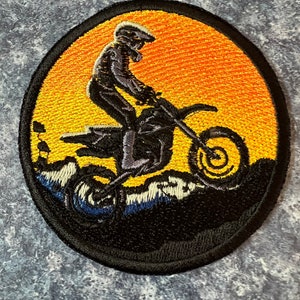 BMX Motocross Iron on Patch - Etsy