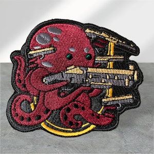 Glocktopus Starfield Patch/iron On/sew On/ Hook/ 3.54 X 4.02 - Etsy