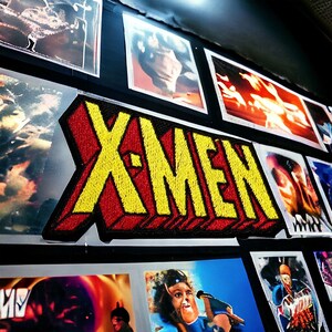X-MEN Logo Iron on Patch/x-men/ X-MEN Logo/marvel Comic Patch/comic ...
