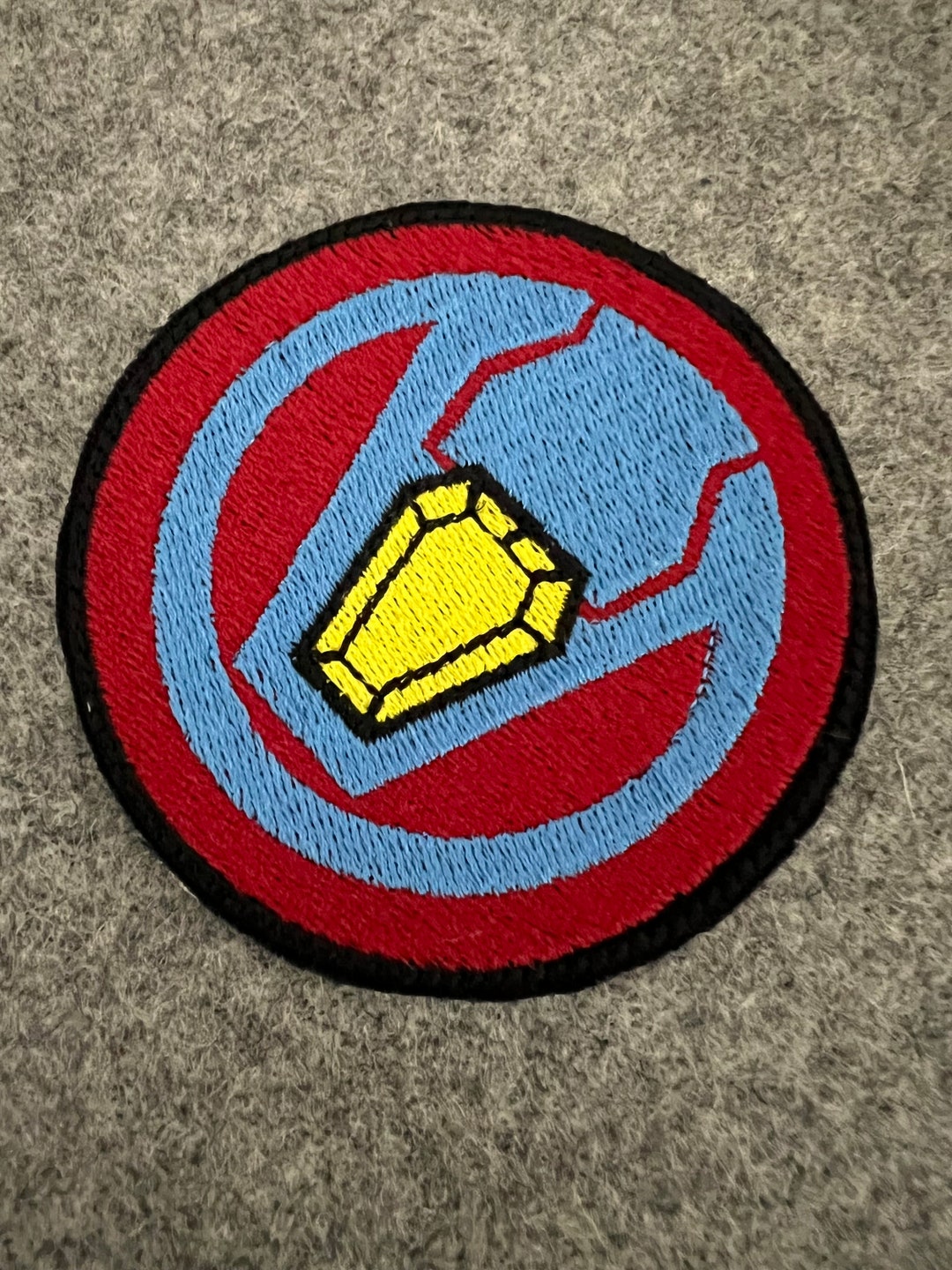 Marvel Vision Iron on Patch/vision Patch/blue Jean Patch/blue Jean ...