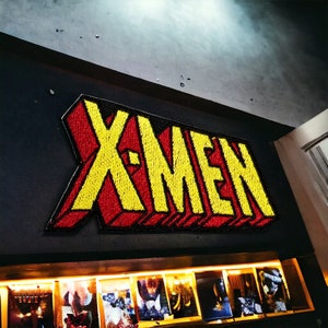 X-MEN Logo Iron on Patch/x-men/ X-MEN Logo/marvel Comic Patch/comic ...