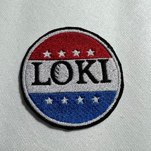 Loki for President Iron on Patch/ Marvel Iron on Patch/ Avengers Iron ...