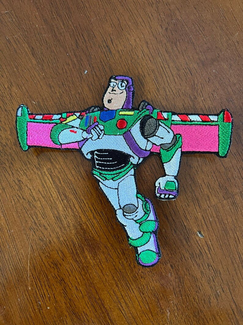 Buzz Lightyear Iron on Patch - Etsy