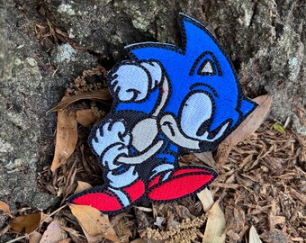 Sonic A Patches Iron on Patches Sonic Iron on Patch Patches for Jackets ...