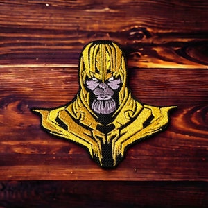 Titanic Might: Thanos Embroidered Patch - Etsy