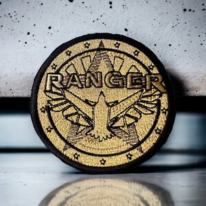 Freestar Ranger Badge Patch/starfield/ Sew On/iron On/hook 3.64 X 3.62 ...