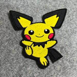 Pikachu Pokémon Iron on Patch/ Pokémon Patch - Etsy