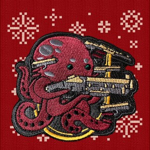 Glocktopus Starfield Patch/iron On/sew On/ Hook/ 3.54 X 4.02 - Etsy