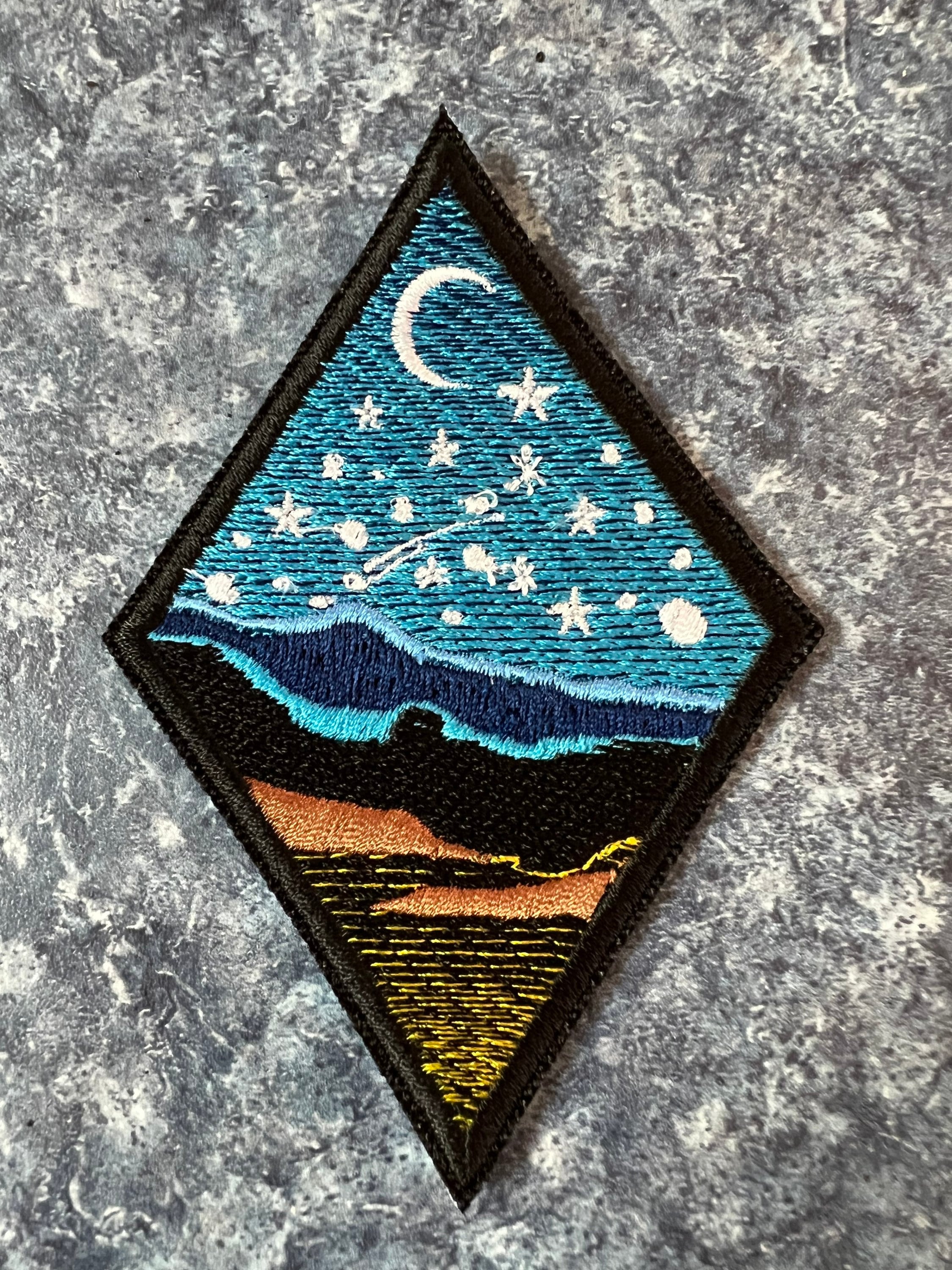 The Night Sky's Iron on Patch - Etsy