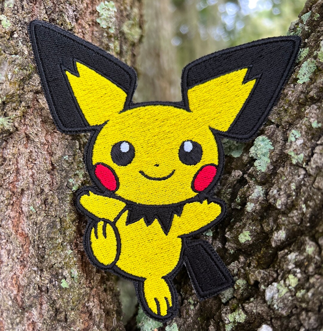 Pikachu Pokémon Iron on Patch/ Pokémon Patch - Etsy