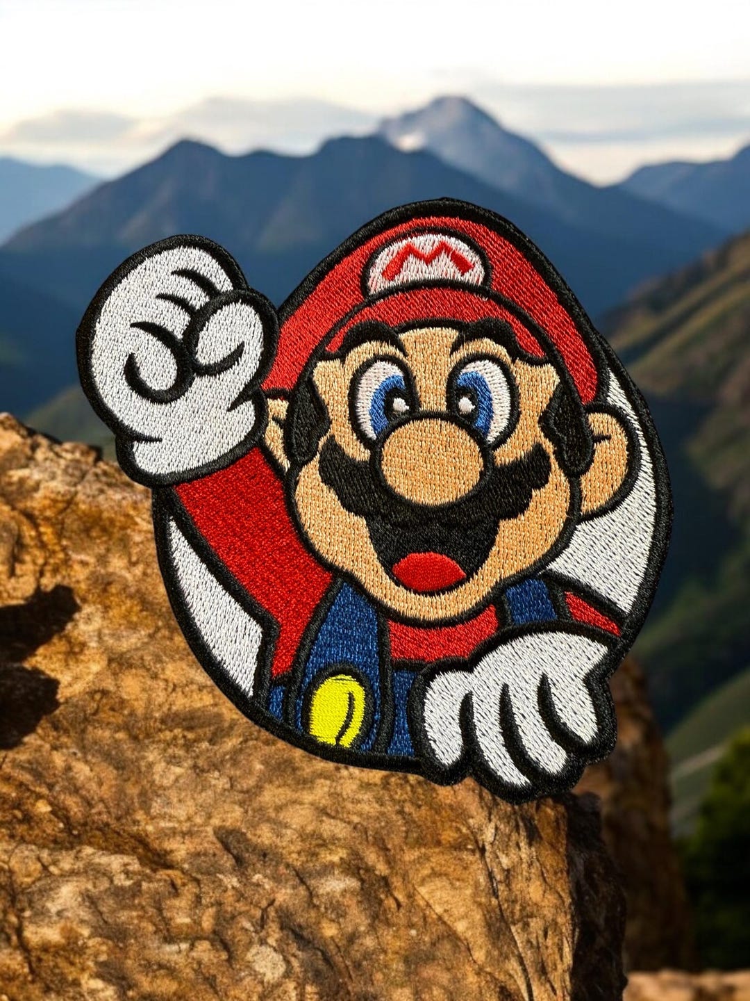 Mario Patch Multiple Sizes Iron-on, Sew-on, Hook/velcro Options - Etsy