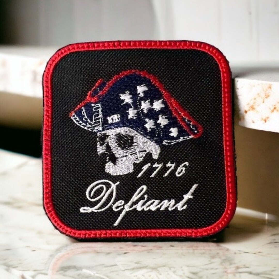 1776 Defiant Skull Patch 3 Options Available 3.69 X 3.60 - Etsy