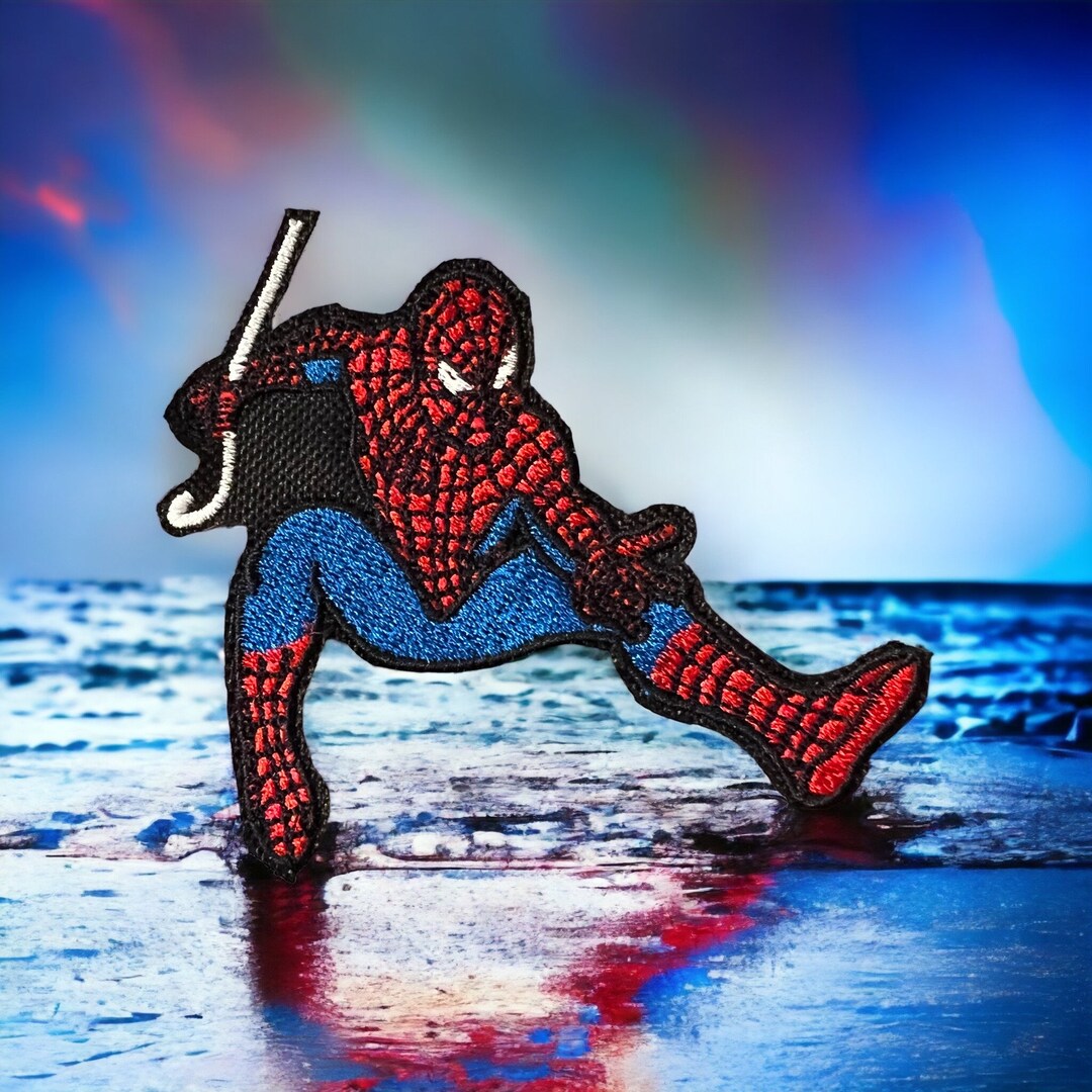 Spiderman Jumping Patch - Etsy