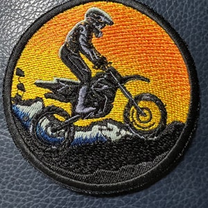 BMX Motocross Iron on Patch - Etsy