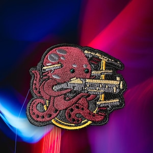 Glocktopus Starfield Patch/iron On/sew On/ Hook/ 3.54 X 4.02 - Etsy