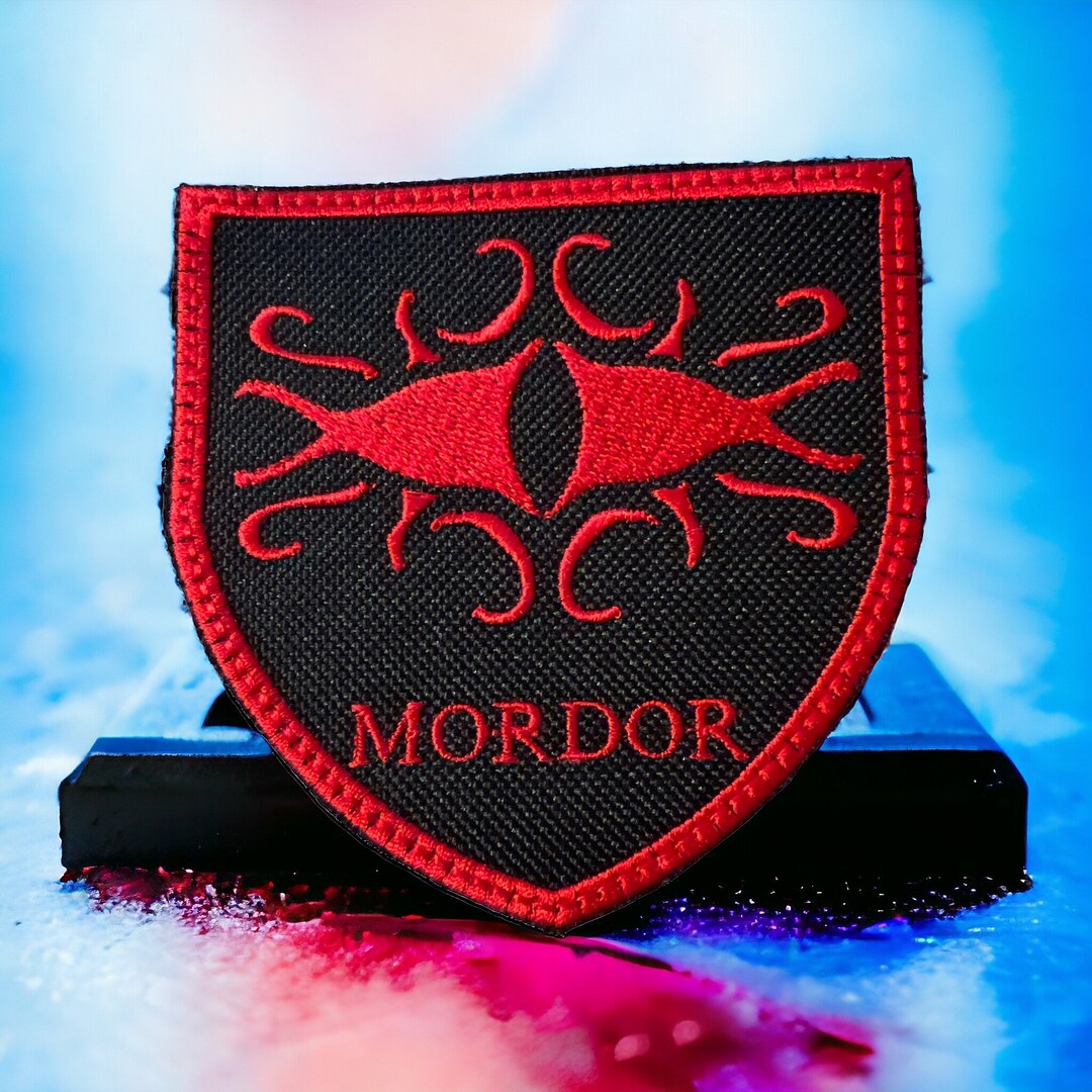 Mordor Shield Patch Lord of the Rings - Etsy