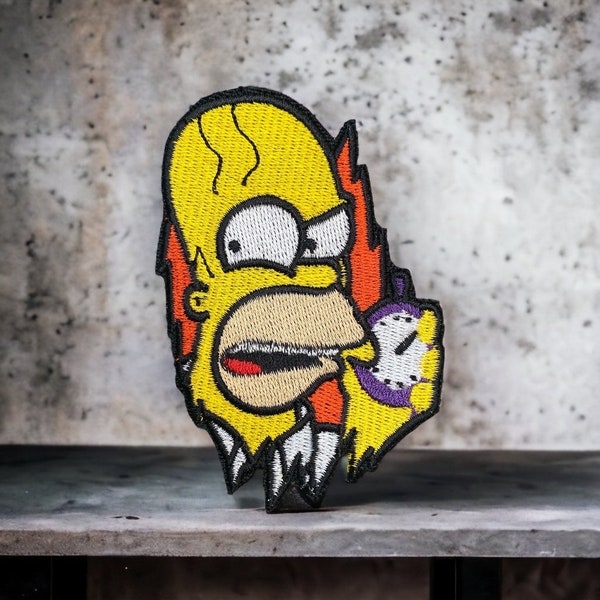 Homer Simpson Patches - Etsy